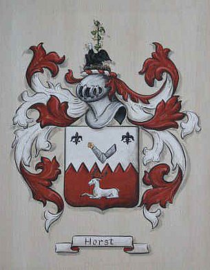Family Crest Paintings - Custom Coat of Arms on canvas - Unique Family ...